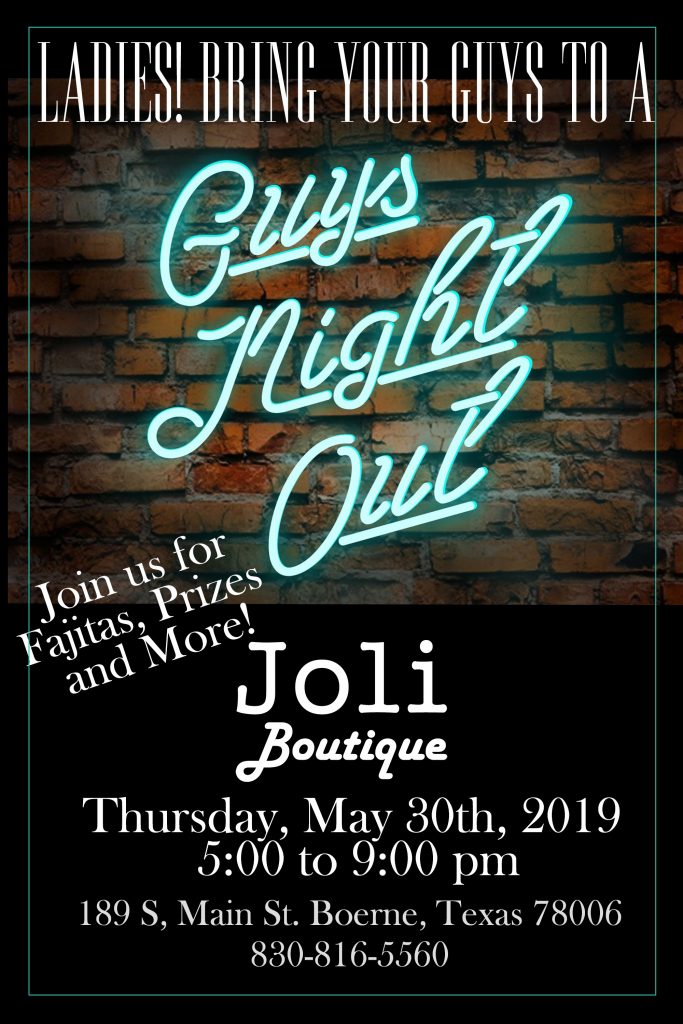 Guys (and Gals) Night Out! - Joli Boutique